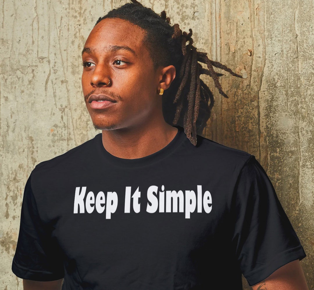 AA KEEP It SIMPLE - T-shirt - Color Options - S-5X - 100% Cotton ...
