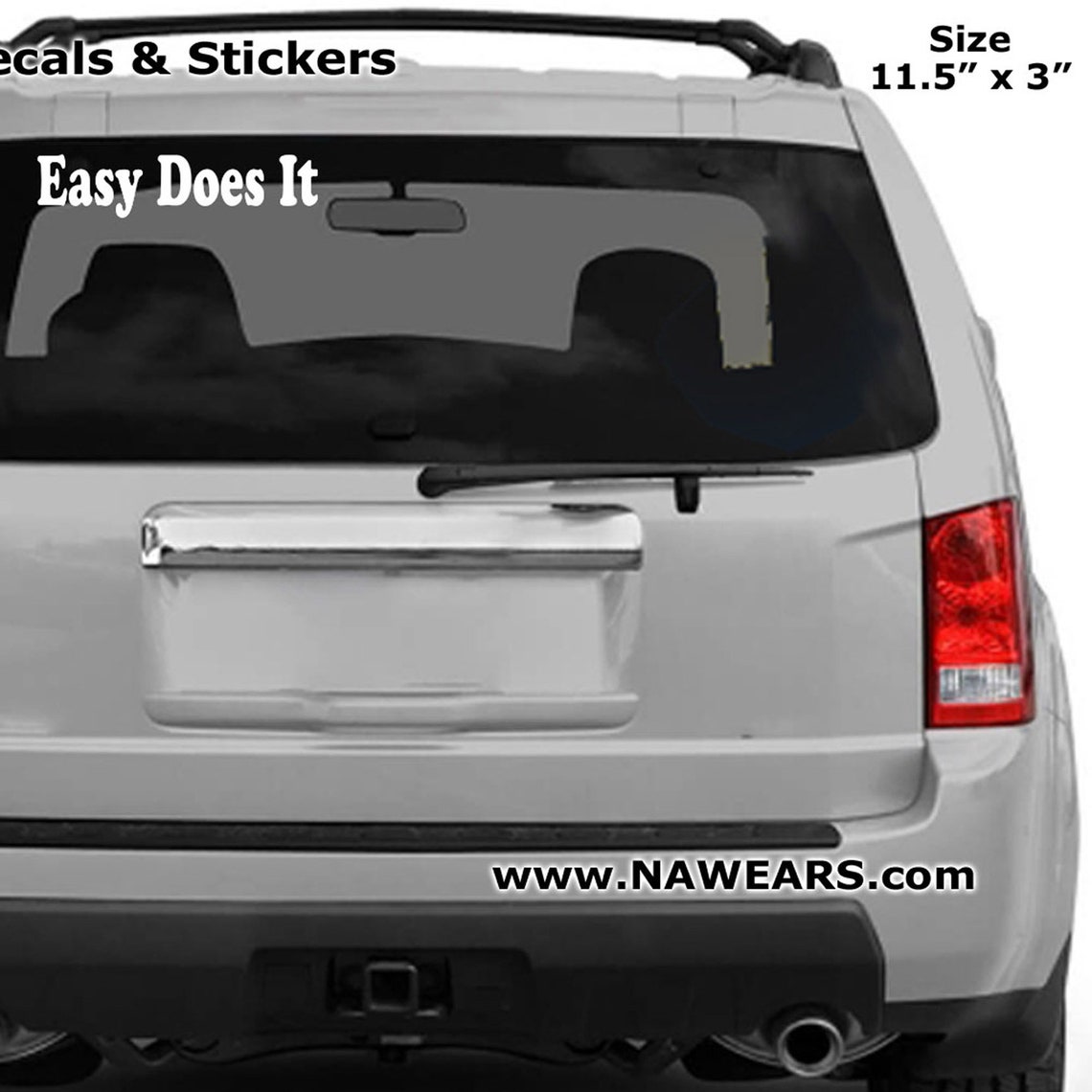 AA EASY Does IT Vinyl Decal, Color Options Vehicle Sticker, 12 Step Car ...