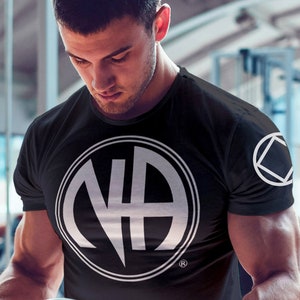 NA Large NA SYMBOL T-shirt - S-4X -black - 100% Cotton. Free Shipping ...
