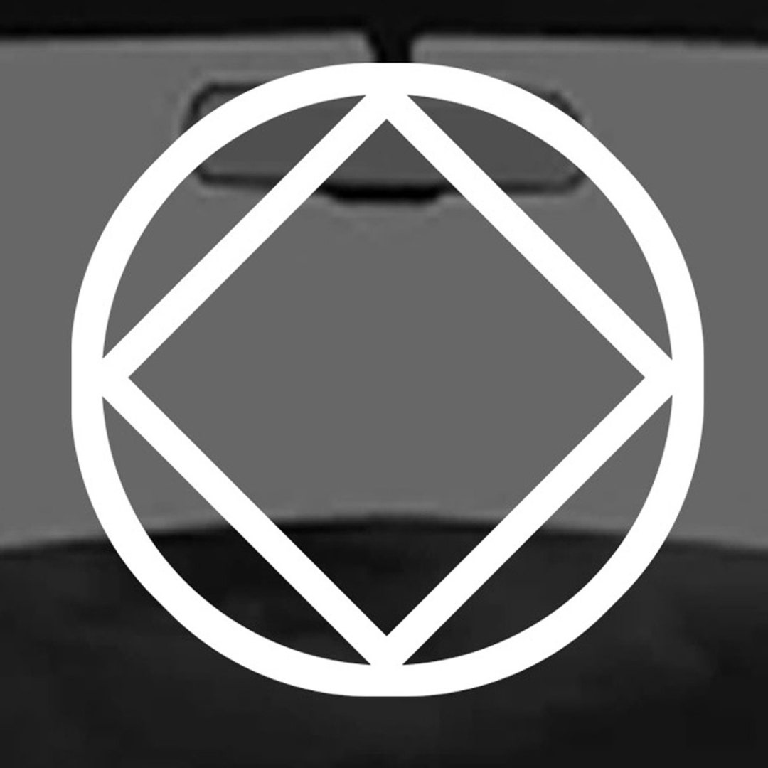 NA SERVICE SYMBOL Vinyl Decal Size Options Vehicle Sticker, 12 Step Car ...