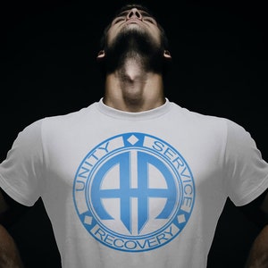 AA Unity Service Recovery T-shirt - S-5X - 100% Cotton - Free Shipping ...