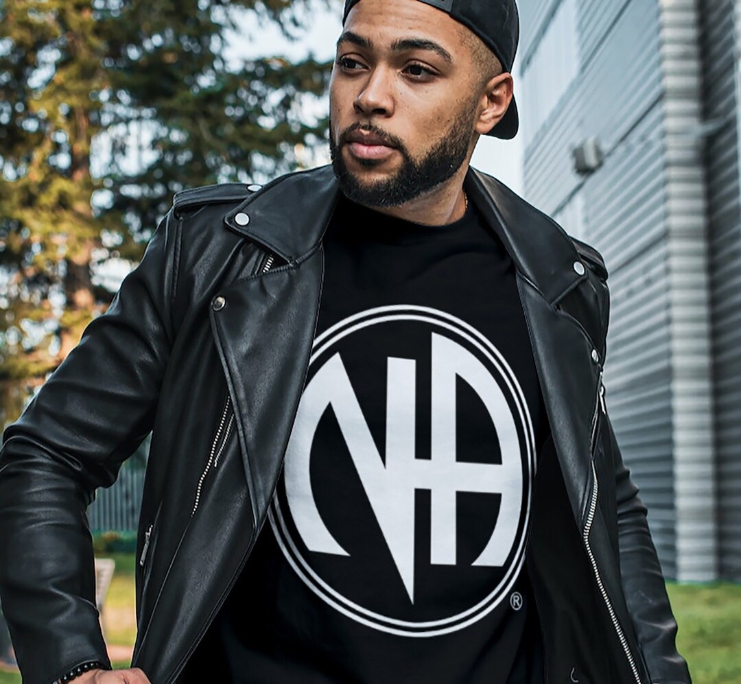 NA Large NA SYMBOL T-shirt - S-4X -black - 100% Cotton. Free Shipping ...