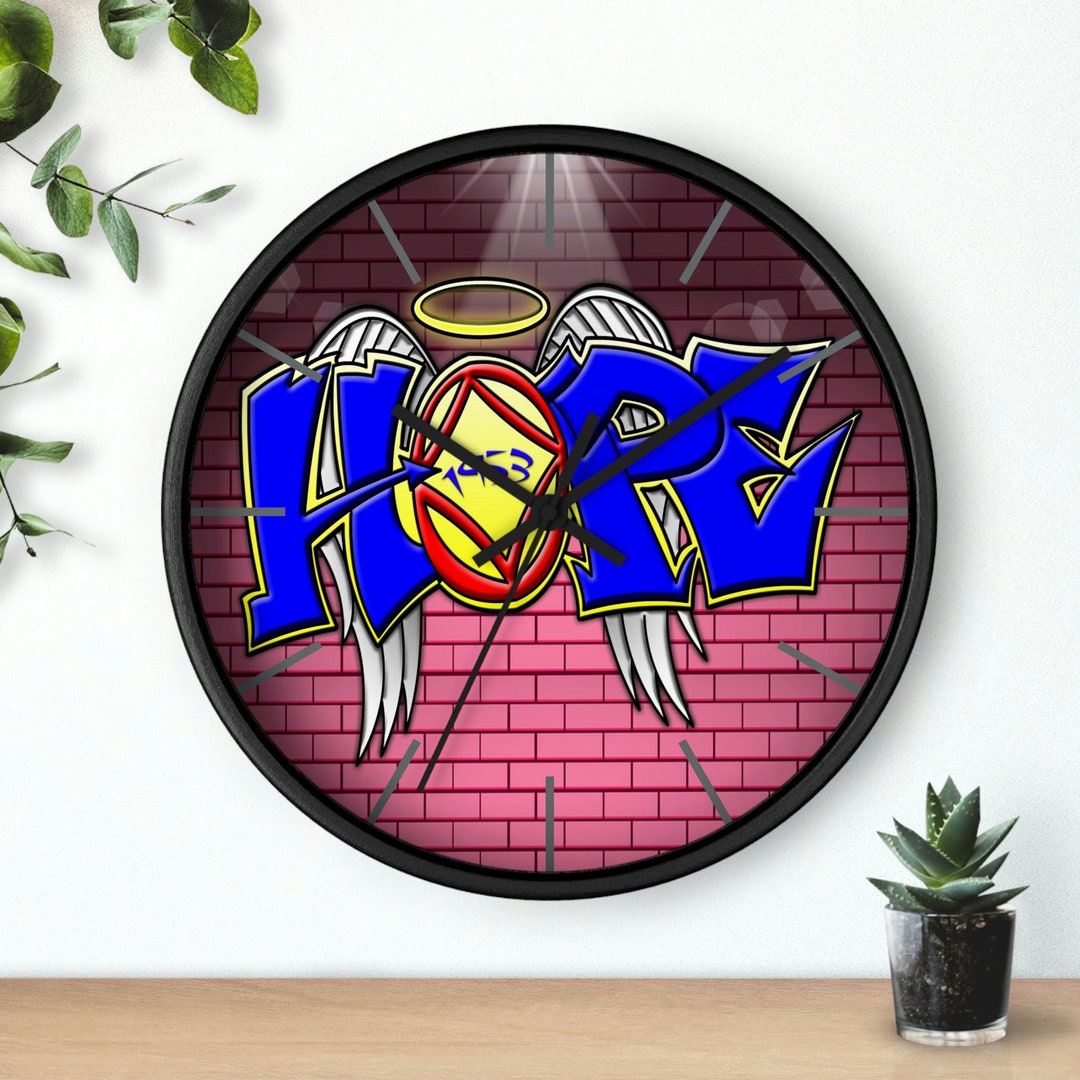 NA Hope Street Style Wall Clock - Narcotics Anonymous - NA Gift - Etsy
