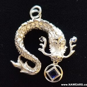 NA Dragon Pendant Narcotics Anonymous Free Domestic Shipping - Etsy