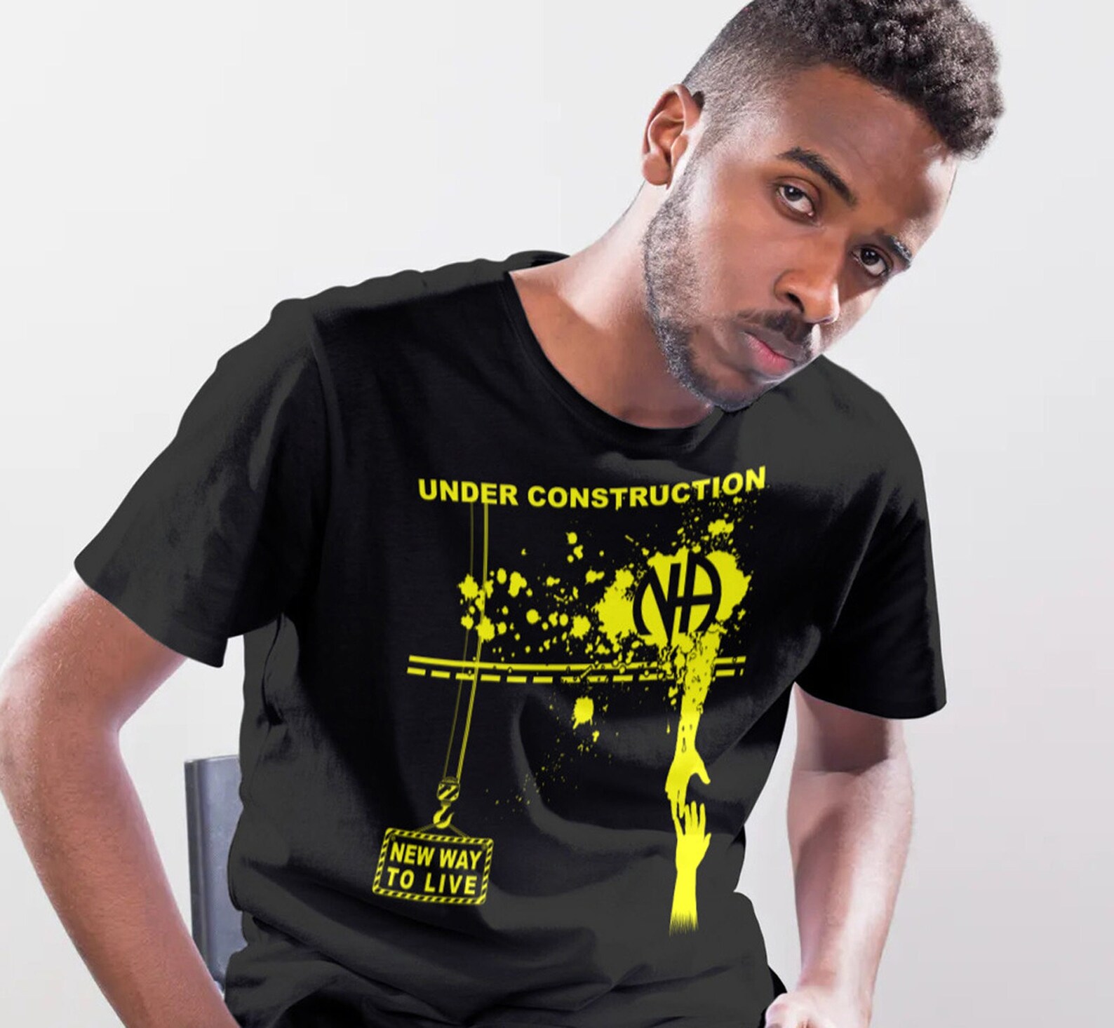 NA UNDER CONSTRUCTION Shirt 100% Cotton Free Shipping - Etsy