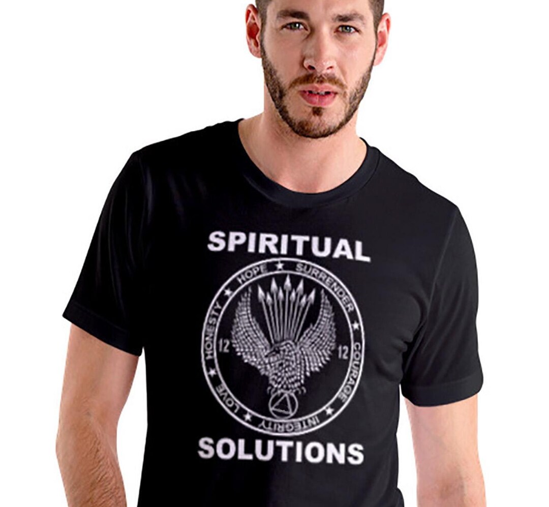 AA SPIRITUAL SOLUTIONS T-shirt - 100% Cotton - Free Shipping ...