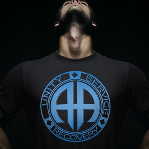 AA Unity Service Recovery T-shirt - S-5X - 100% Cotton - Free Shipping ...
