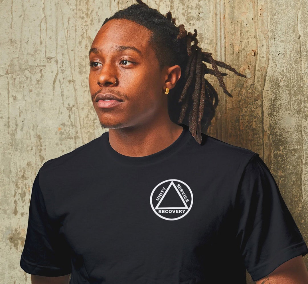 AA 3" AA Anonymity Symbol T-shirt - Color Options - S-5X - 100% Cotton ...