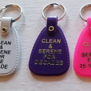 NA Lot of 10, 20 & 25 Year Clean Time Key Tag - Narcotics Anonymous - Etsy