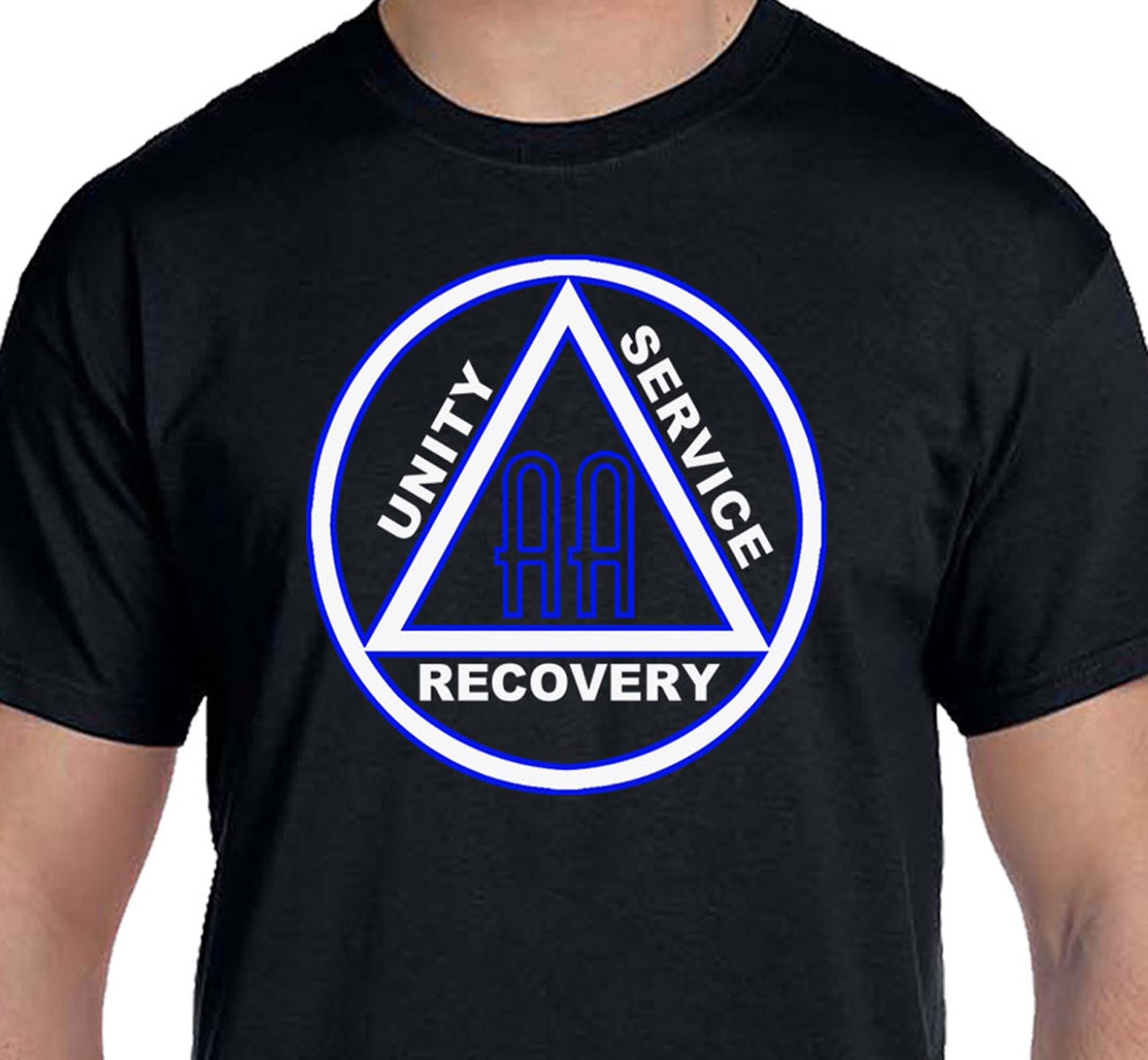AA 10" AA Symbol T-shirt - S-5X - 100% Cotton - Free Shipping ...