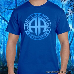 AA Unity Service Recovery T-shirt - S-5X - 100% Cotton - Free Shipping ...