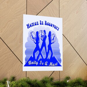 NA Women in Recovery Vertical Posters Narcotics Anonymous Art NA Poster ...