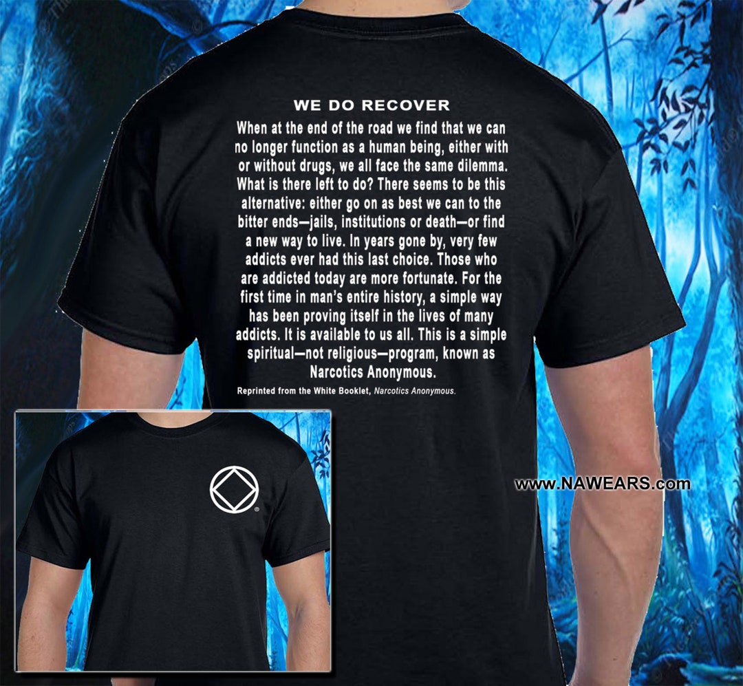 NA We Do Recover T-shirt – Narcotics Anonymous 100% Cotton Tee - Etsy