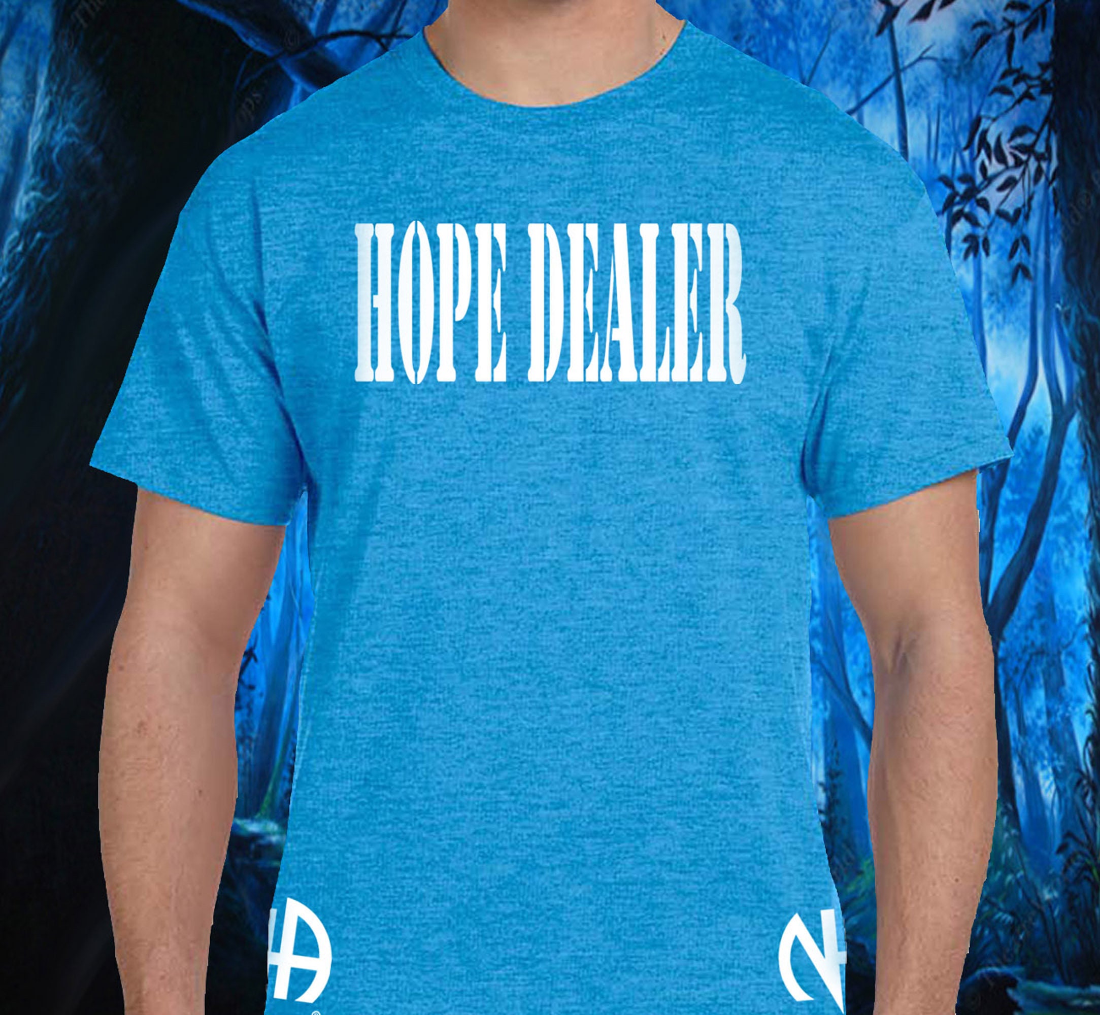 NA HOPE DEALER T-shirt S-4X Black 100% cotton. Free | Etsy