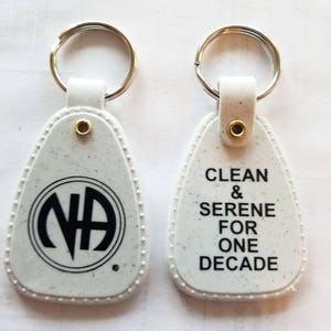 NA Granite - 1 Decade - 10+ Year Clean Time Key Tag - Narcotics ...