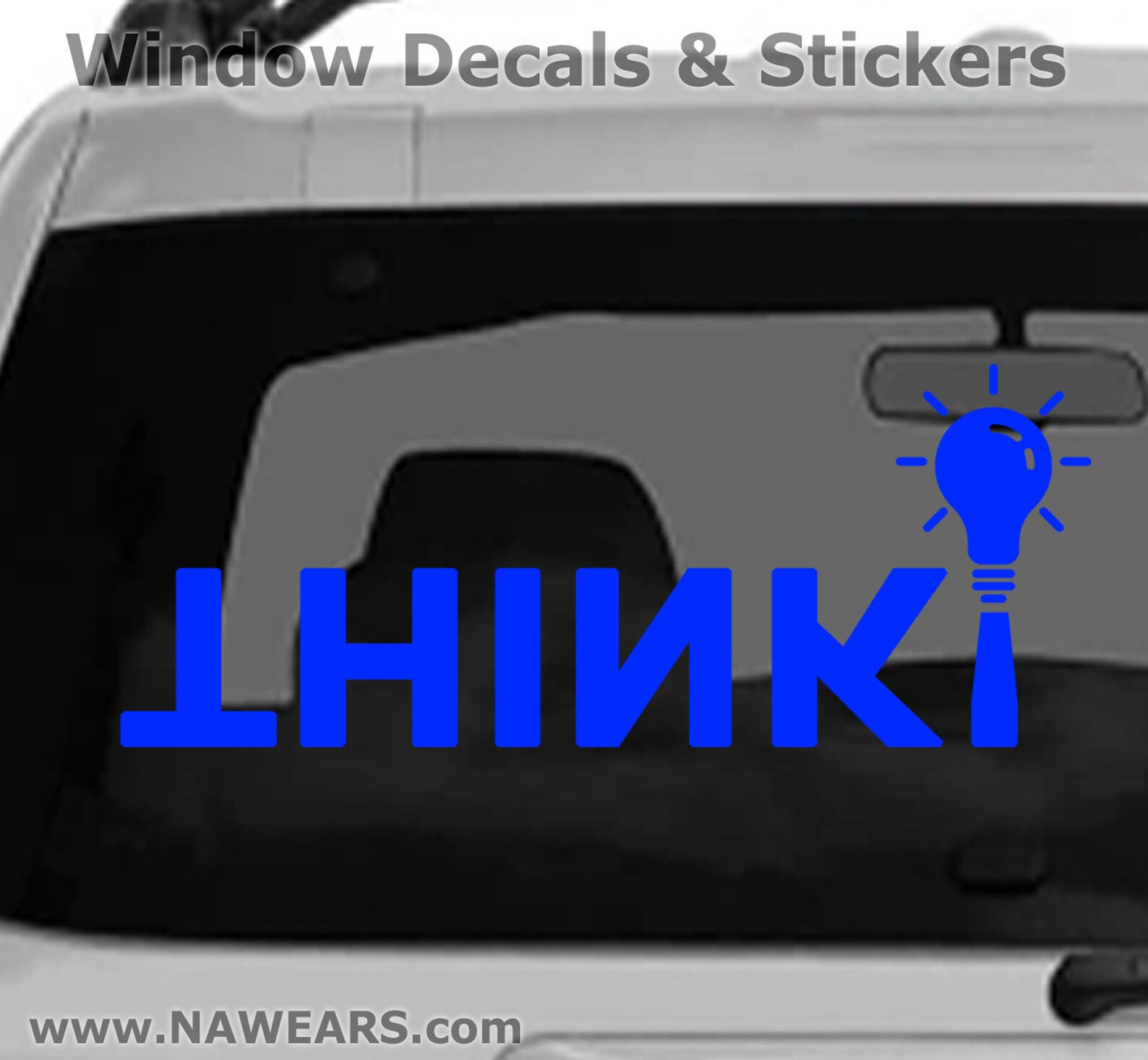 AA THINK ! Vinyl Decal, Color Options Vehicle Sticker, 12 Step Car ...