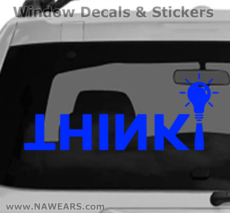 AA THINK Vinyl Decal Color Options Vehicle Sticker 12 Step | Etsy