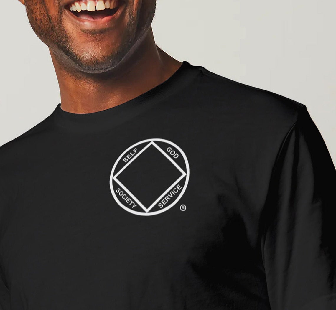 NA Service Symbol & Words White T-shirt Color Options | Etsy