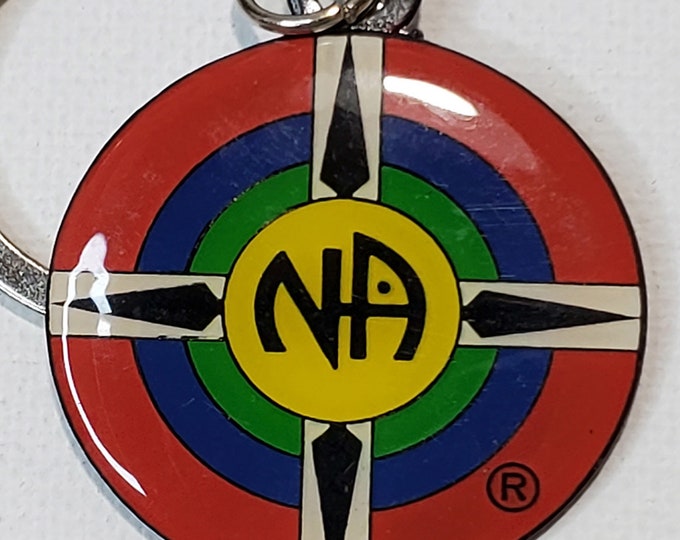 Personalized NA Birthday Token Key Tags, Narcotics Anonymous Key Ring ...