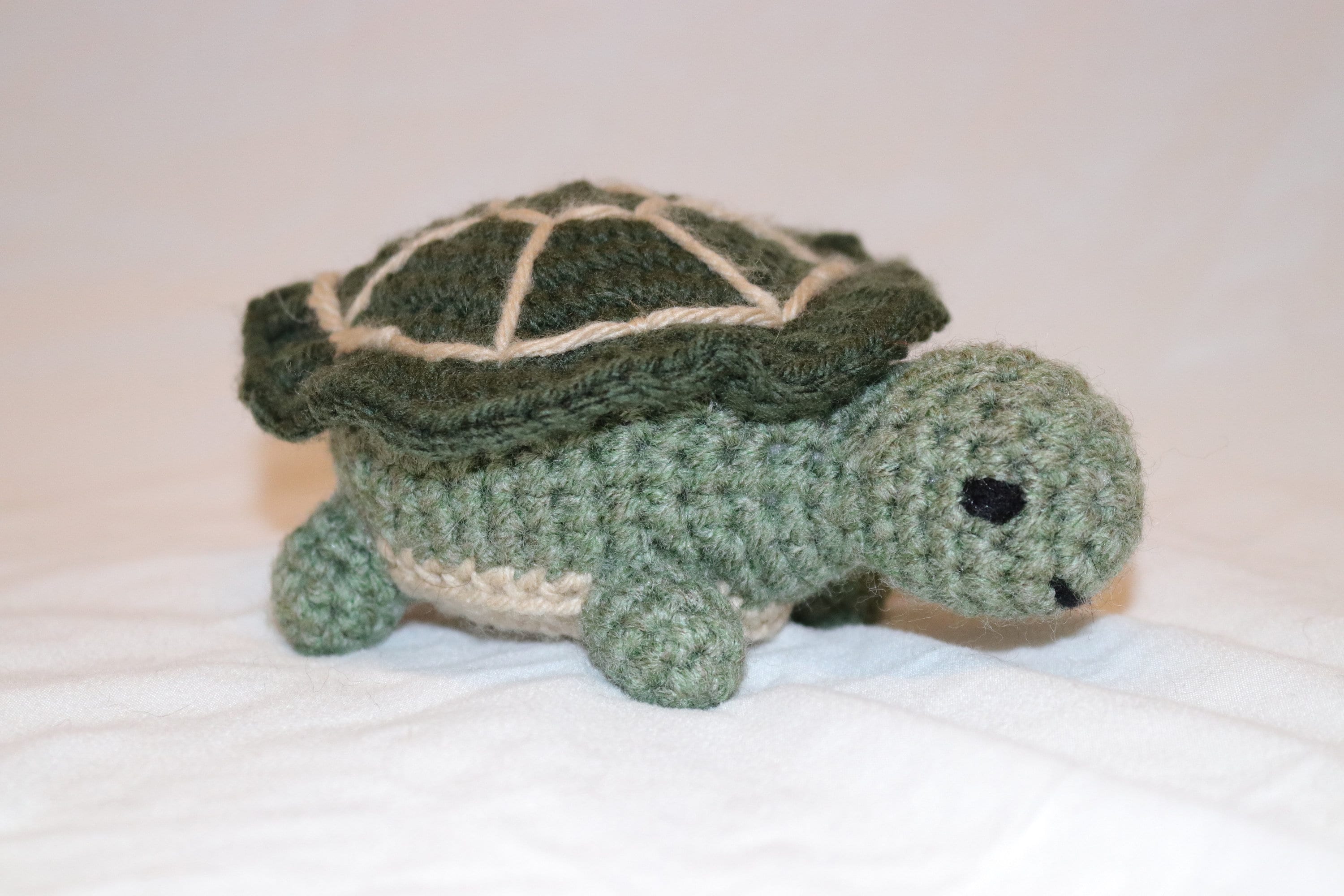 Tony the Turtle DIY Crochet Kit Rattle Squeak or Silent | Etsy