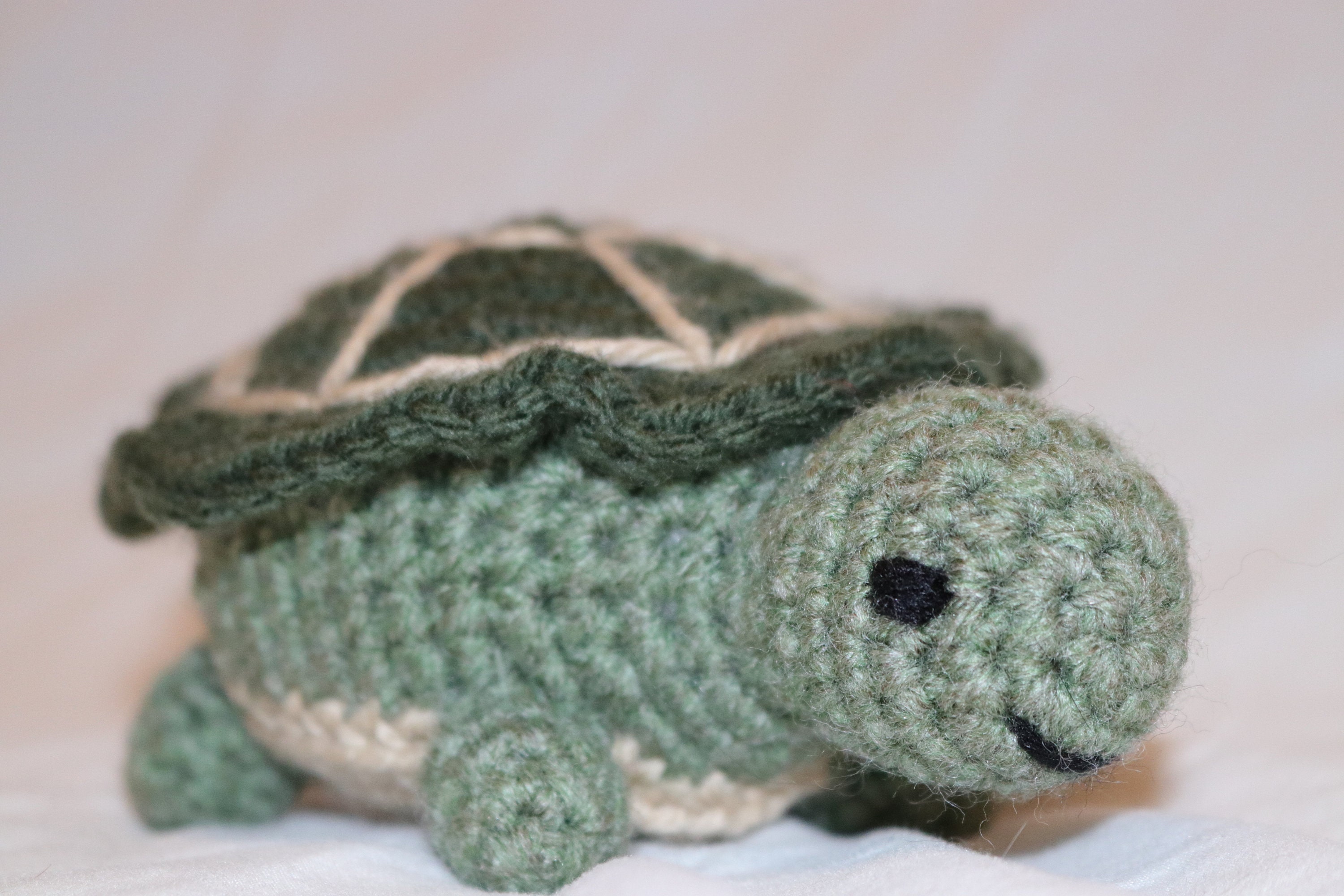 Tony the Turtle DIY Crochet Kit Rattle Squeak or Silent | Etsy