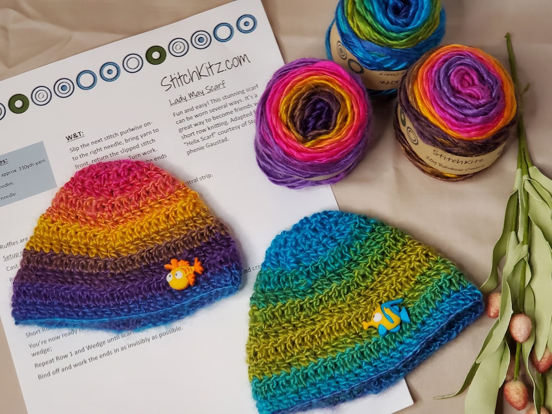 Learn to Crochet - Baby Hat DIY Kit for Beginners - Etsy