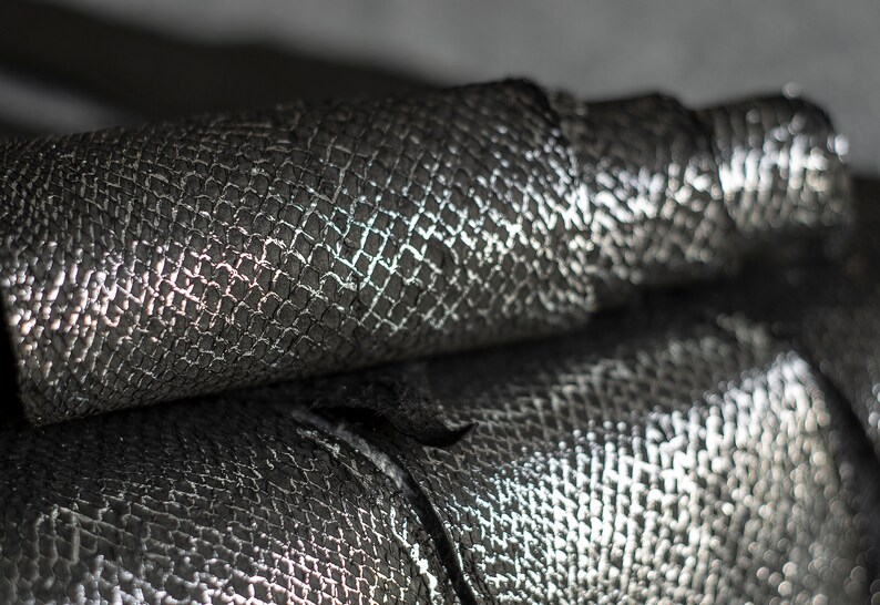 Salmon Fish Leather From Iceland Moonlight Lava Color - Etsy