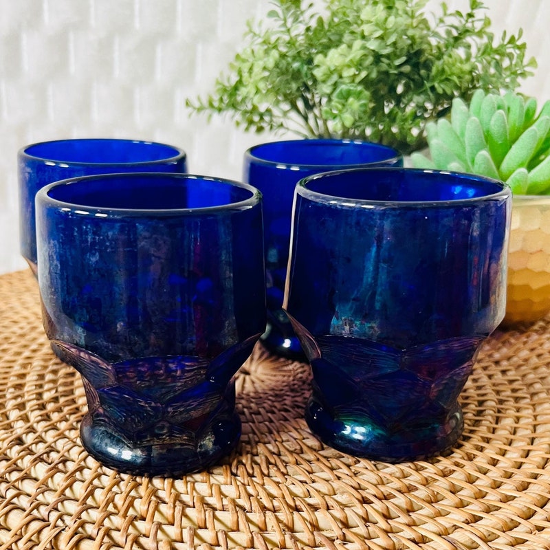 Blue Glassware Viking Glass - Etsy