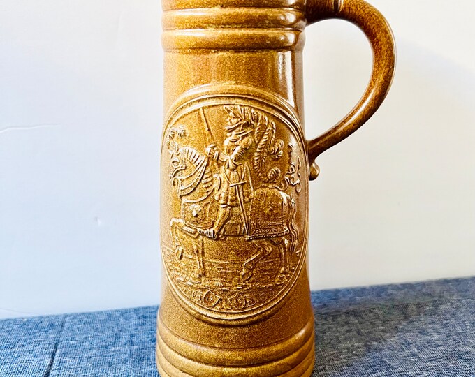 Tall Beer Mug Knights Jousting Scene - Made in Germany - Vintage - Etsy