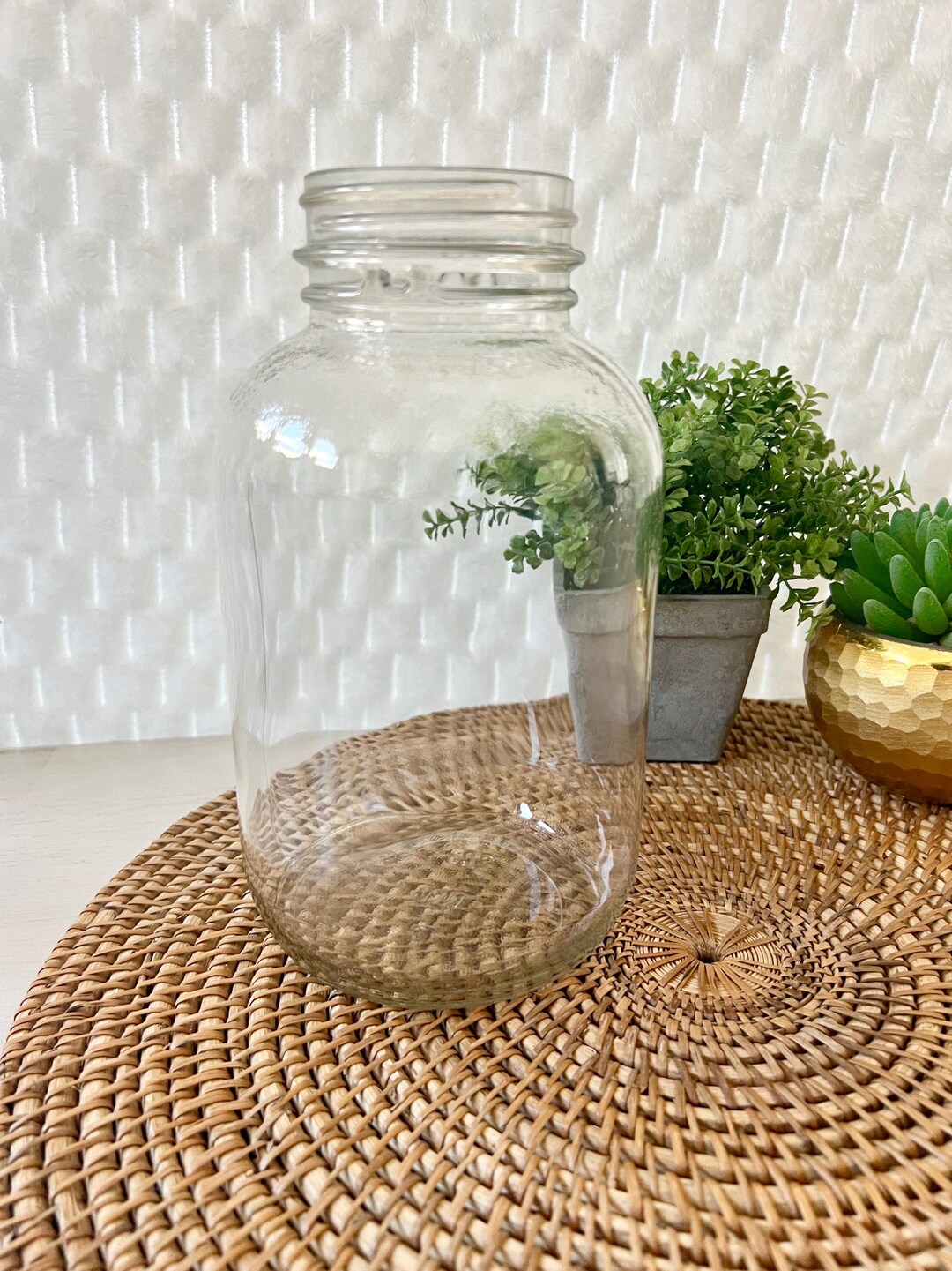 Clear Extra Large Mason Jar - Pantry Storage - Canning Storage - Etsy