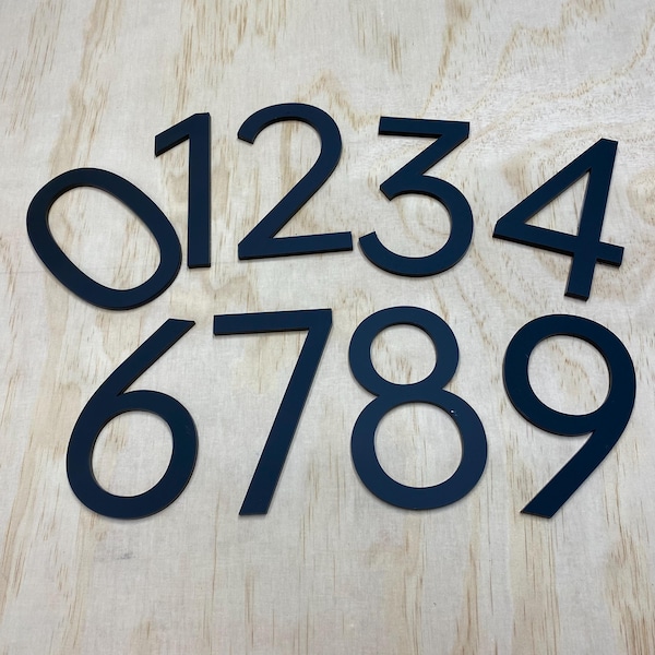 Acrylic Numbers - Etsy