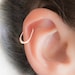 Rose Gold Helix Earring - Rose Gold Helix Piercing - Rose Gold Helix ...