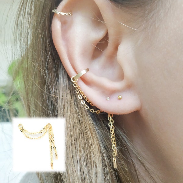 Chain Earring - Etsy