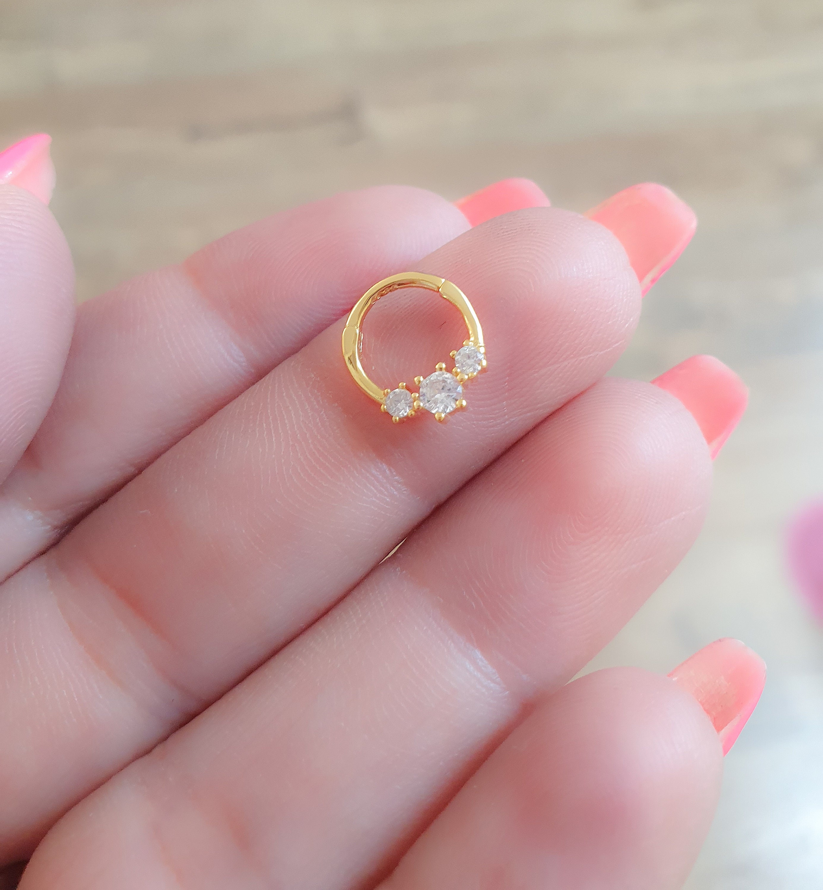 Helix Ring Clicker-helix Hoop-helix Piercing-helix Jewelry-16 - Etsy