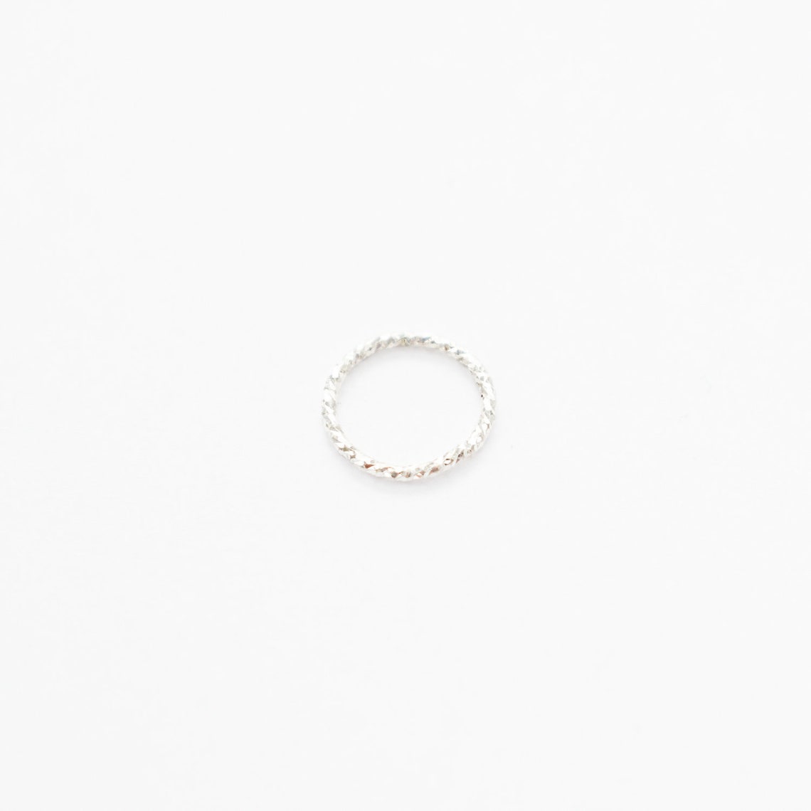 Rook Earring Piercing - Diamond Cut Rook Hoop - Silver Rook Hoop ...