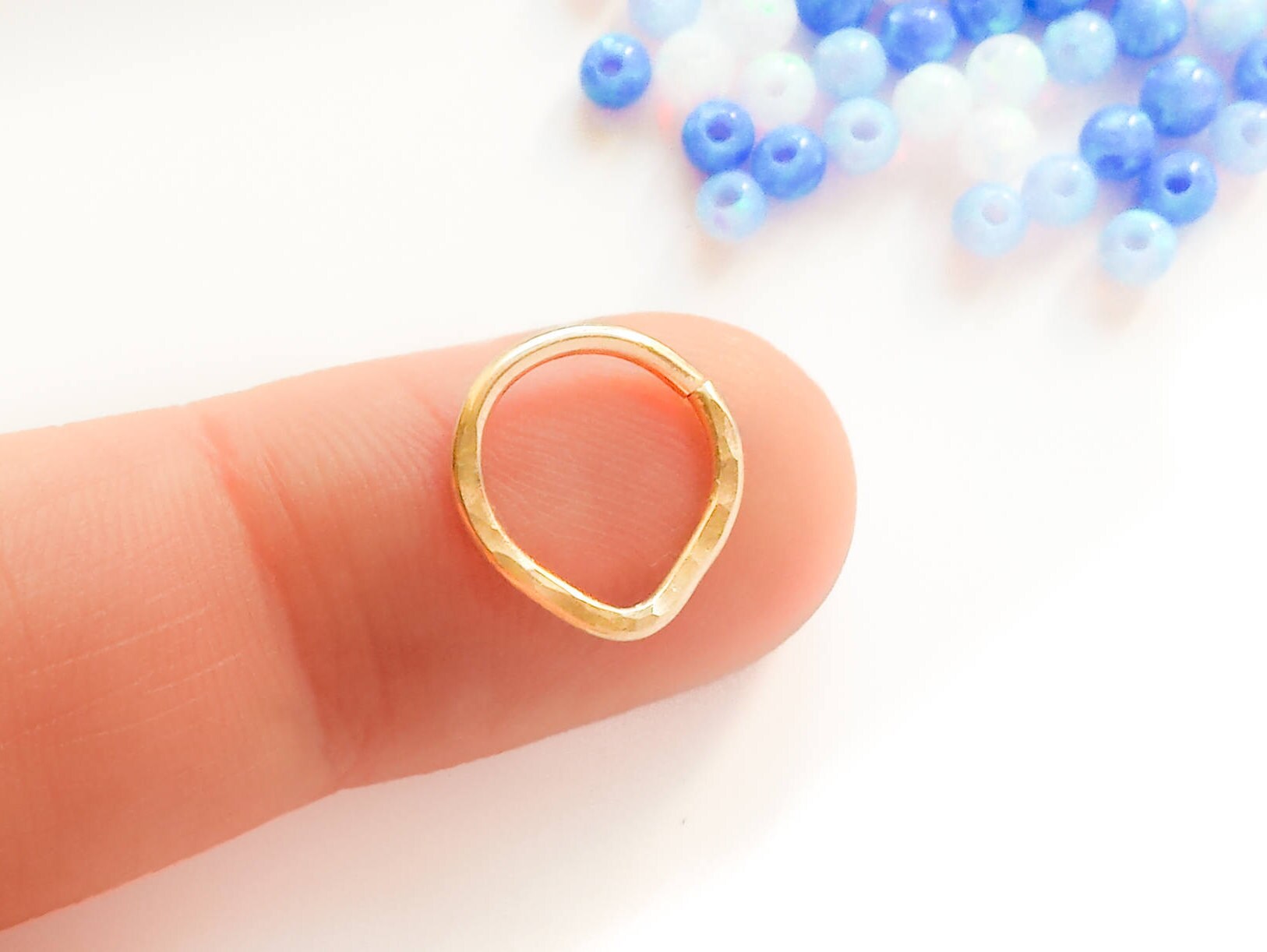 Triangle Helix Earring 16 Gauge Triangle Helix Piercing - Etsy