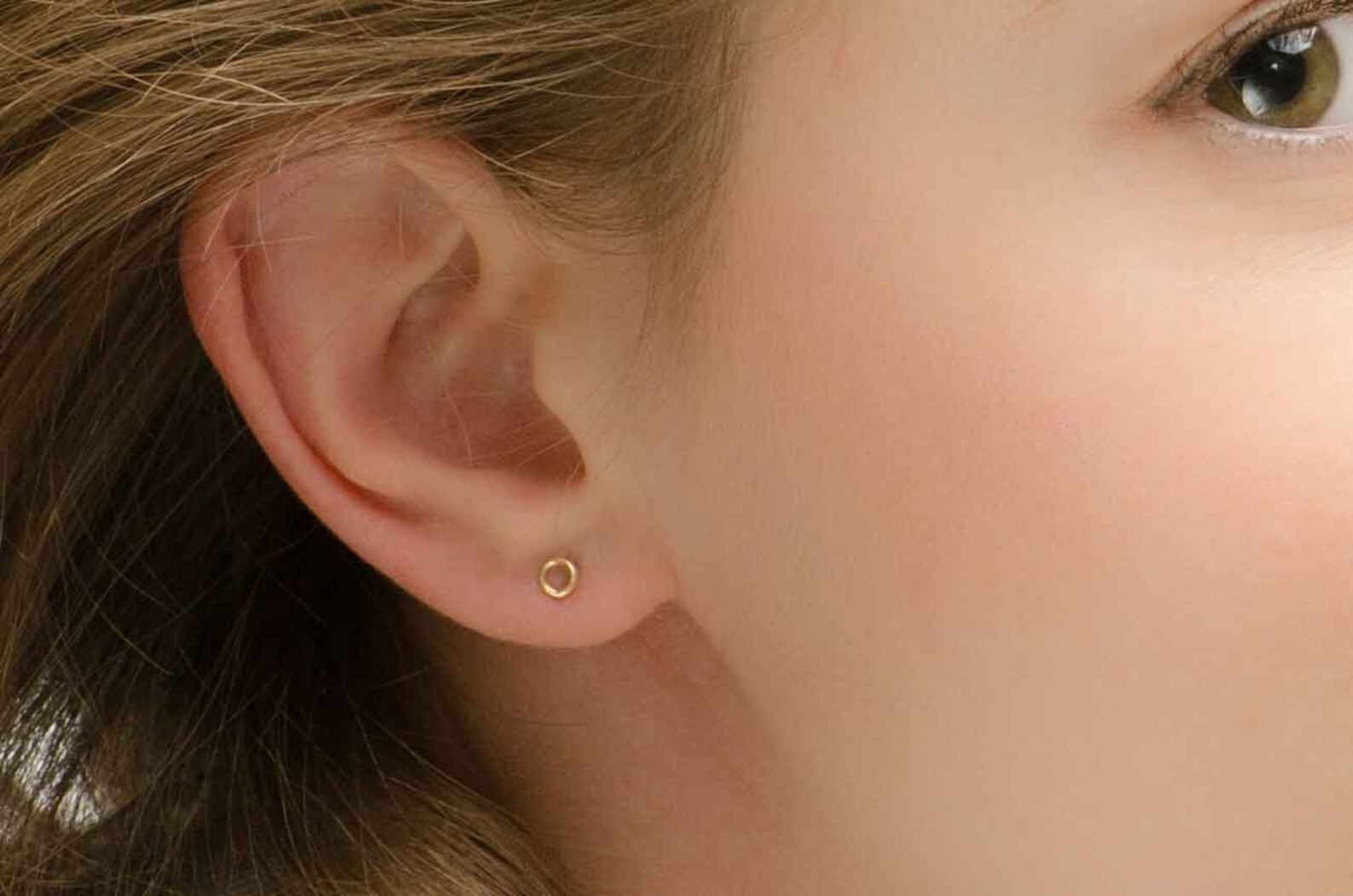 Dainty Studs Small Studs Delicate Studs Gold Studs Circle - Etsy