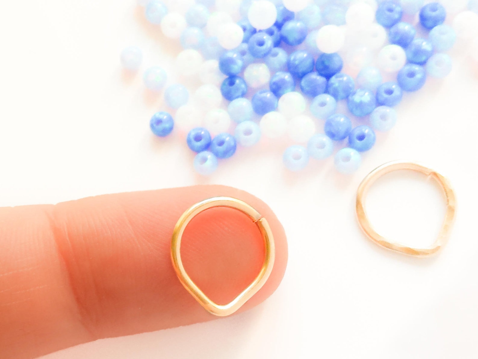 Triangle Helix Earring 16 Gauge - Triangle Helix Piercing - Triangle ...