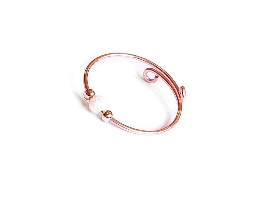 Anti Stress Anxiety Ring Rose Gold - Rose Gold Stress Relief Ring ...