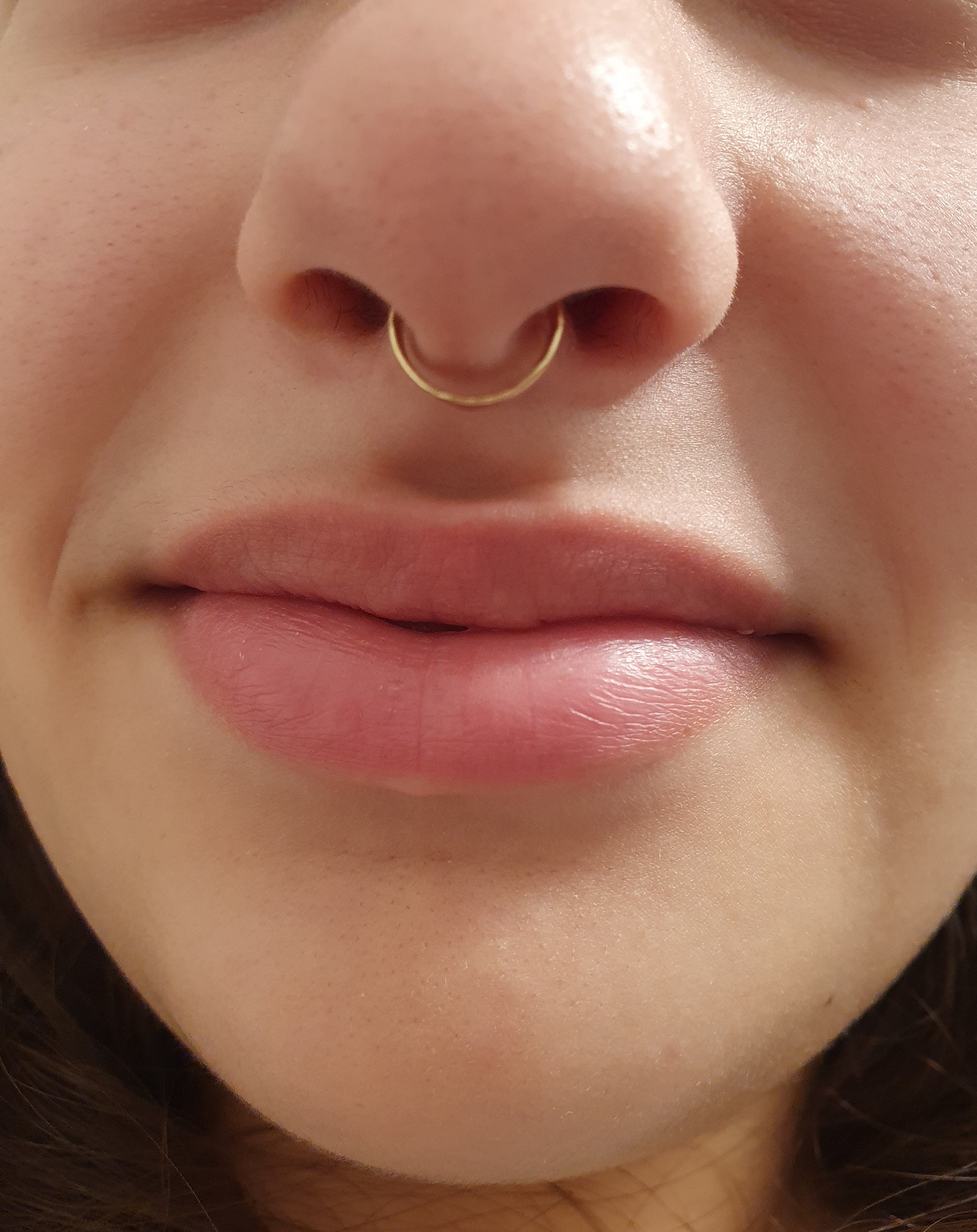 Septum Cuff Snug Septum Ring Fitted Septum Cuff Thick Wide - Etsy