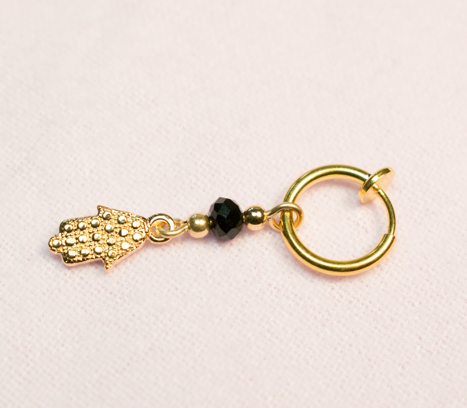 Fake Belly Button Ring Rose Quartz Fake Belly Ring Silver - Etsy