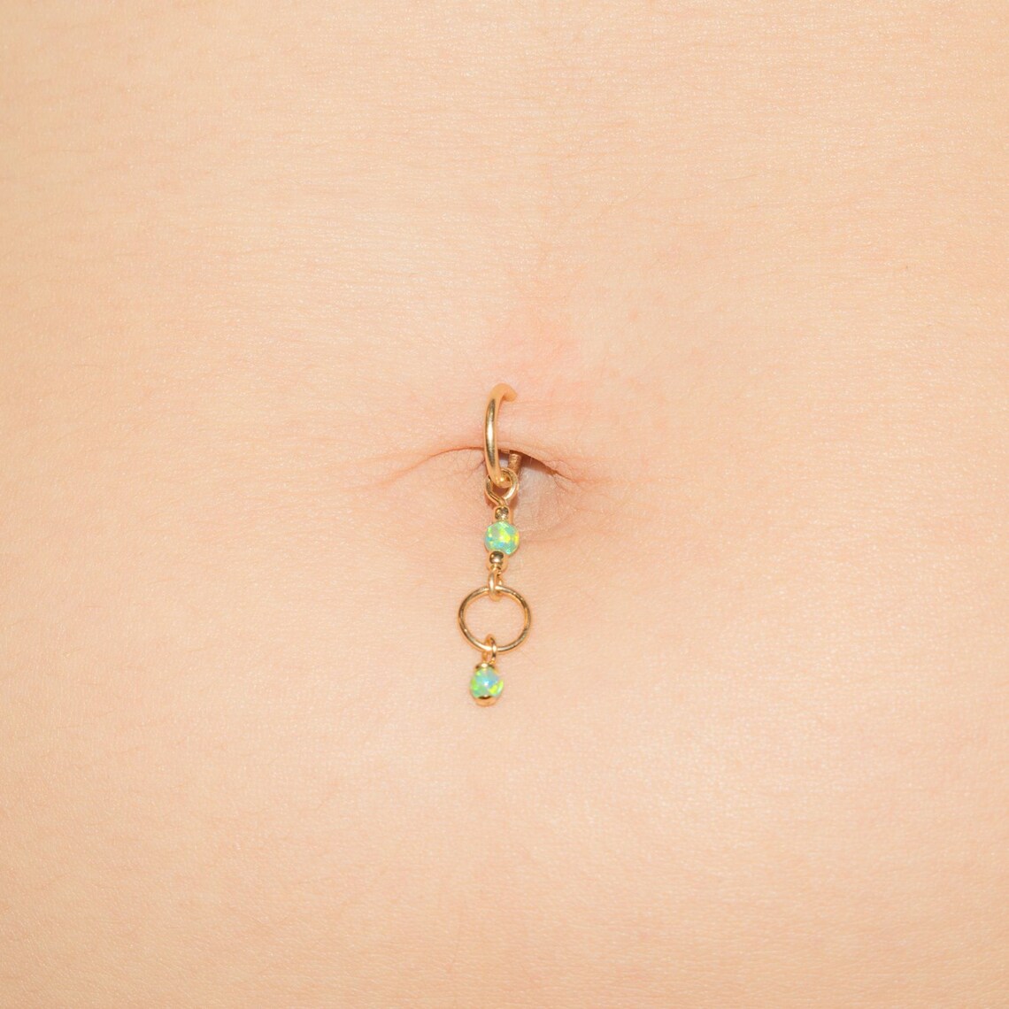 Fake Belly Button Piercing Ring Belly Ring Faux Belly Button | Etsy