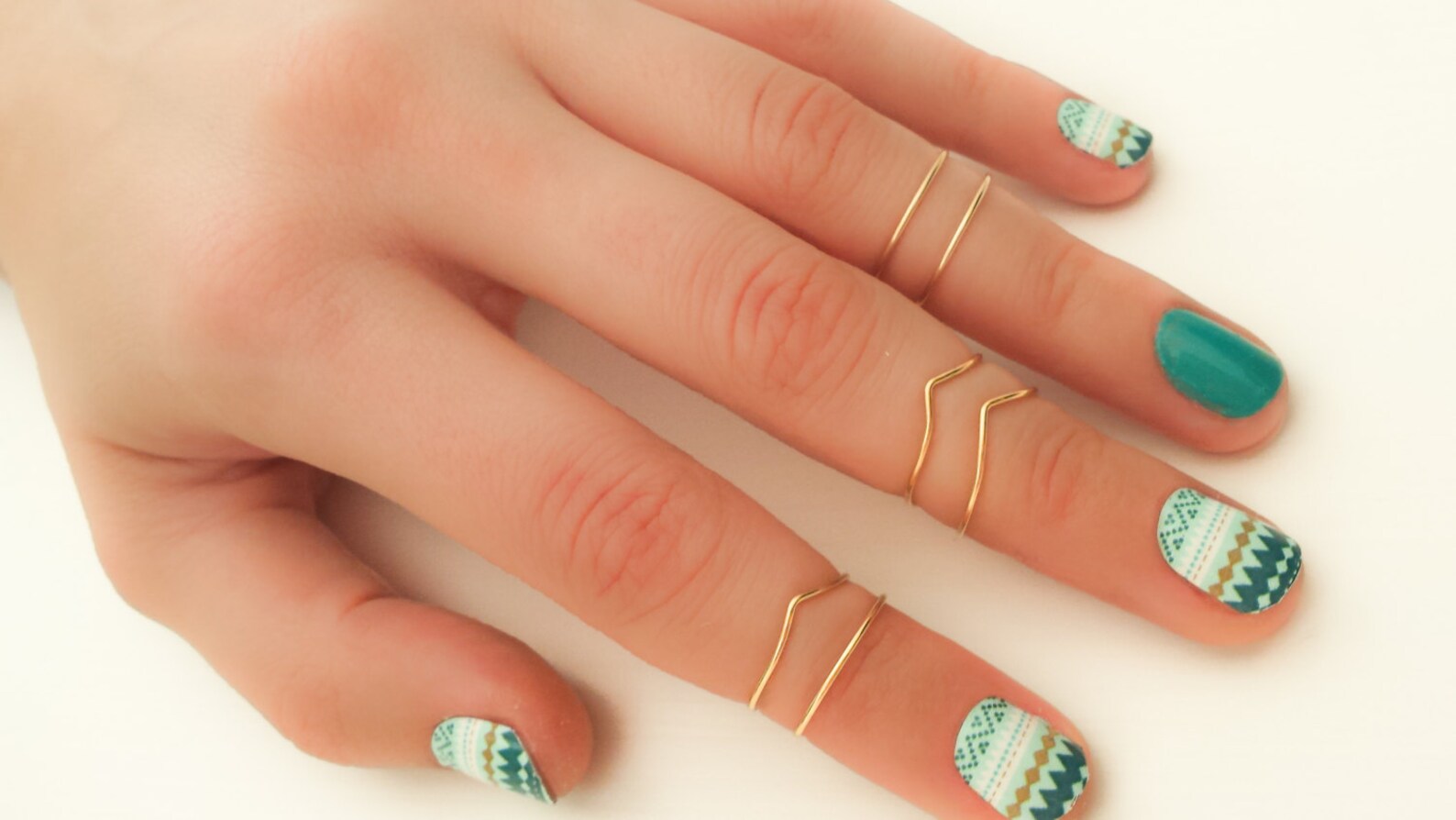 Midi Ring Set of 6 Gold or Silver Midi Rings Stackable - Etsy