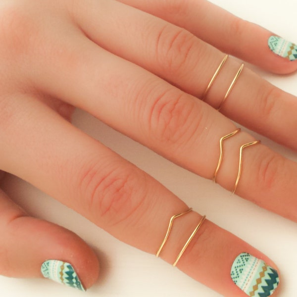 Midi Rings - Etsy
