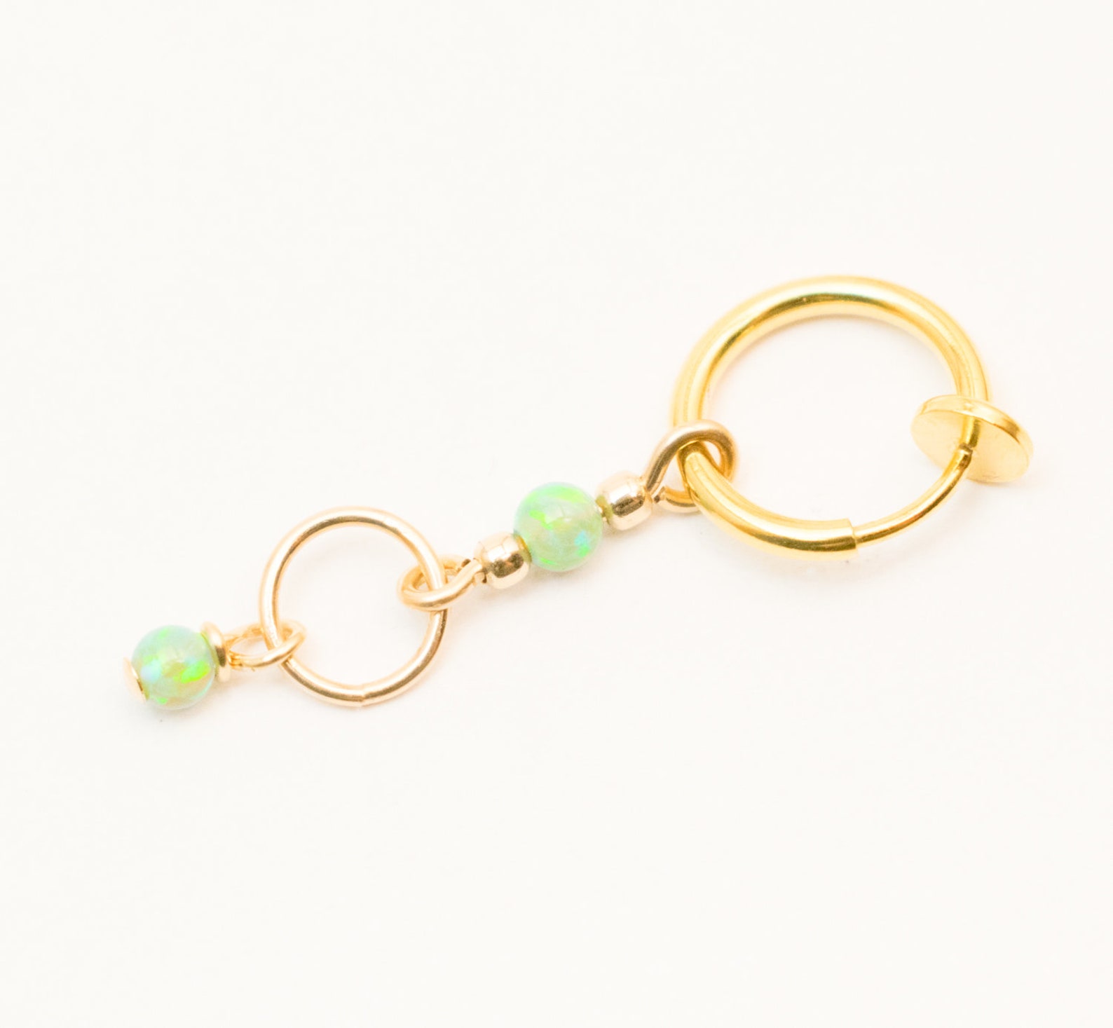 Fake Belly Button Piercing Ring Belly Ring Faux Belly Button | Etsy