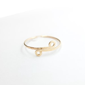 Thumb Ring, Gold Thumb Ring, Sterling Silver Thumb Ring, Adjustable ...