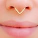16 G Septum Ring, Septum 16g, 16 Gauge Nose Ring, Septum Ring 16g, 16 ...