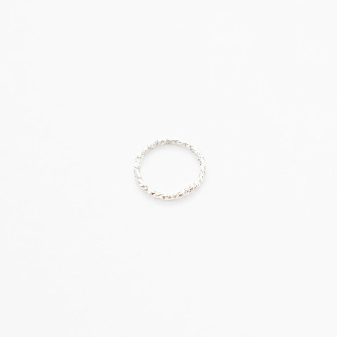 Conch Ring - Silver Conch Ring - Conch Hoop - Diamond Cut Conch ...