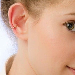 Faux Ear Cuff, Gold Ear Cuff, Fake Ear Cuff, Ear Cuff, Slim Ear Cuff ...