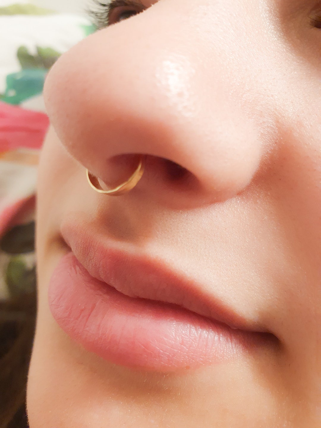 Septum Cuff, Snug Septum Ring, Fitted Septum Cuff, Thick Wide Septum ...